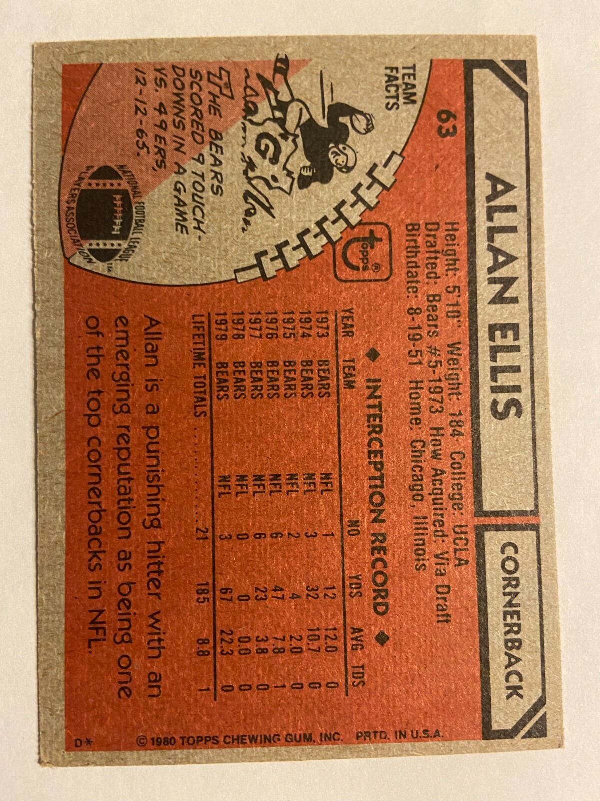 1980 Topps - #63 Allan Ellis for sale online | eBay