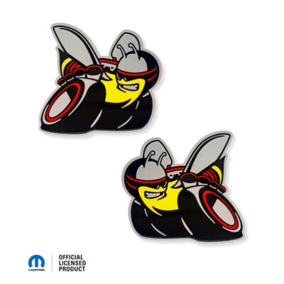 Mopar Licensed Scat Pack Bee Acrylic Badge Emblem Logo USA made | eBay