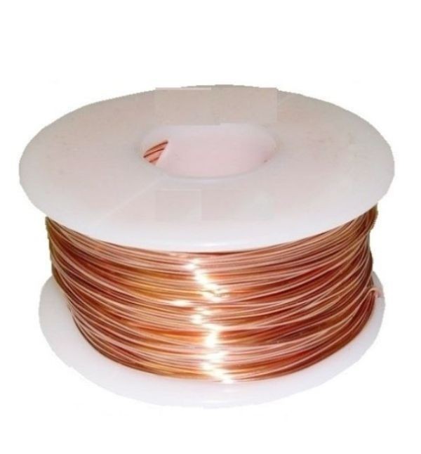 22 Ga Solid Copper Soft Round Wire 1/2 Lb. 258Ft. Spool Real Copper ...