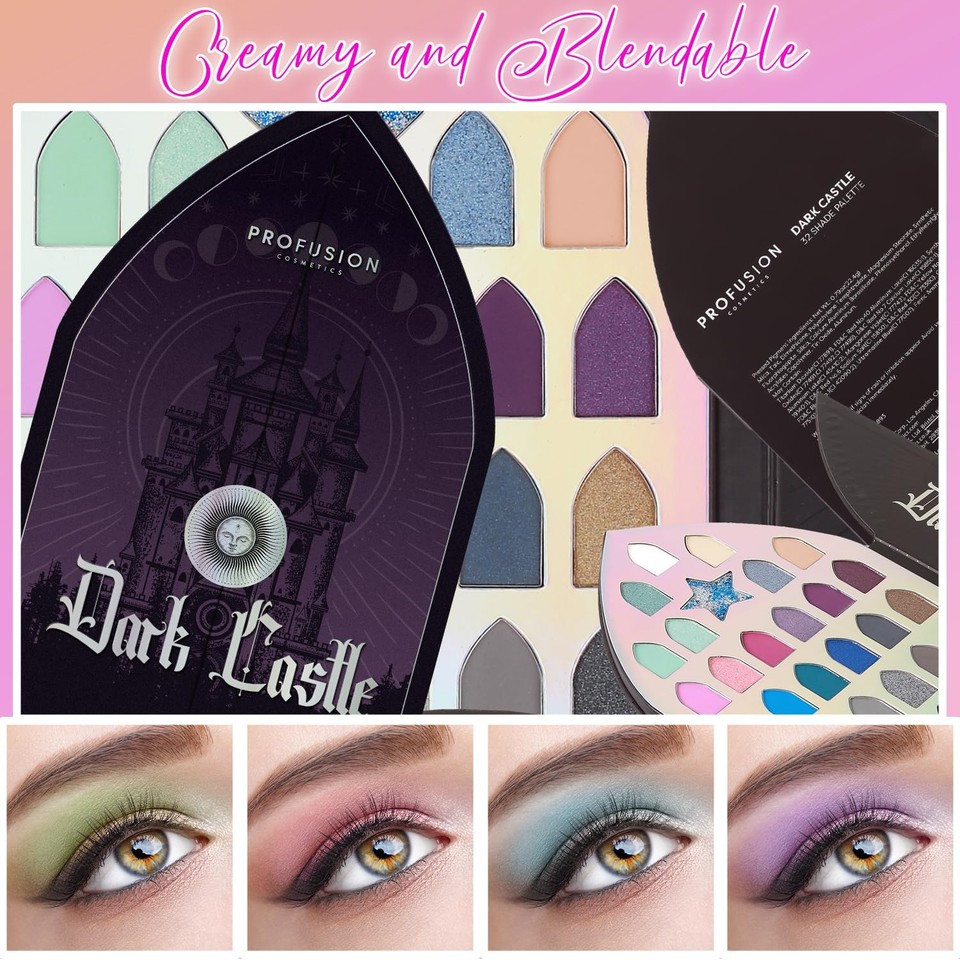 Enchanted Forest Dark Castle 32 Shade Eyeshadow Palette, Unlock ...