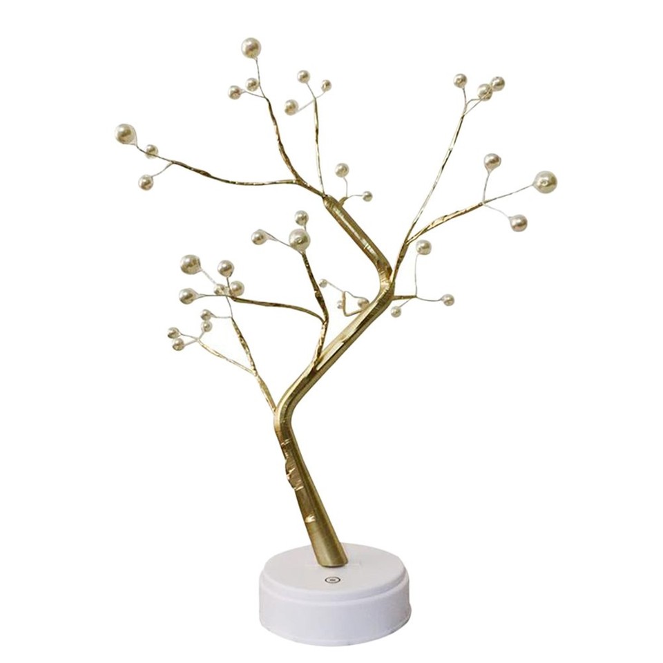 2pcs 36-LED Tree Light Copper Wire Branches Lawn Lights Outdoor ...