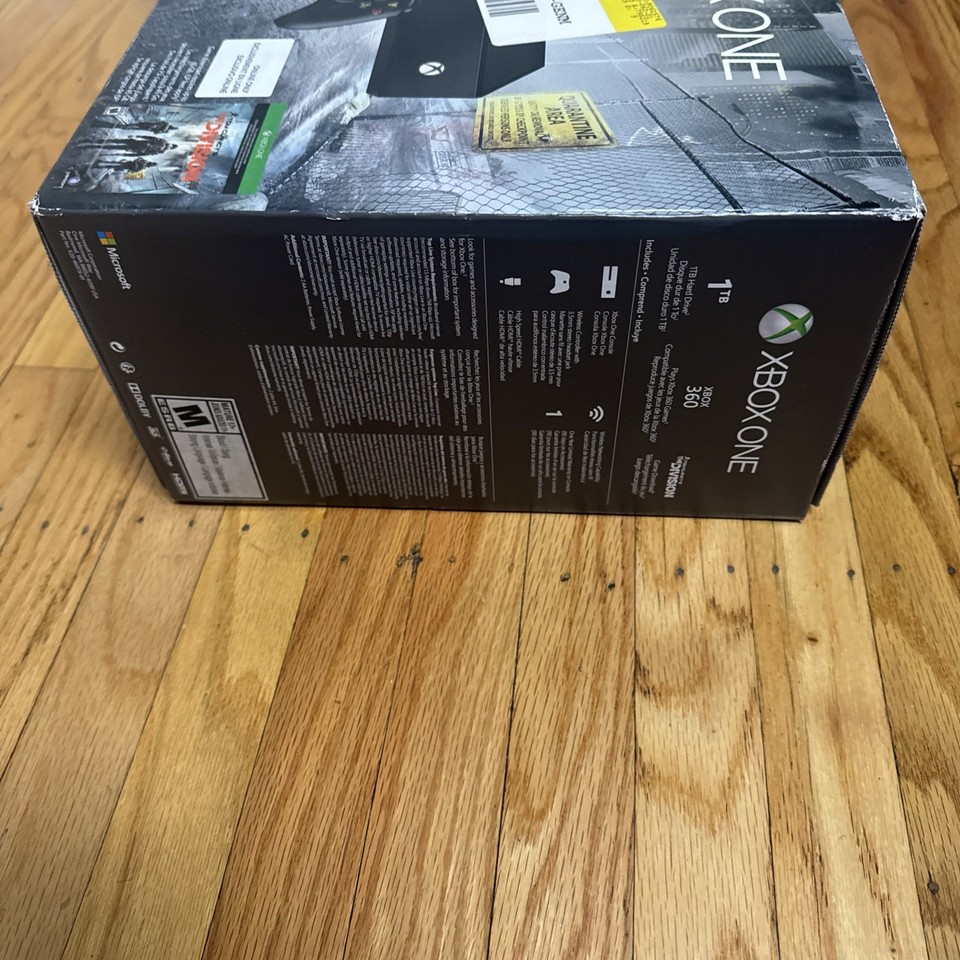 Xbox One 1 TB Tom Clancy's The Division CONSOLE SYSTEM EMPTY BOX ...