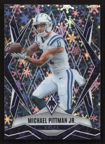 2025 Panini Phoenix Michael Pittman Jr. Silver Winter Prizm #127 Card ...