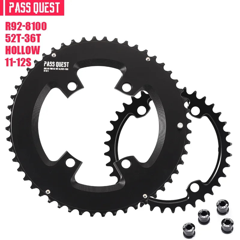 46-33T for Shimano 54-40T Double Chainrings 110bcd Crankset Round ...