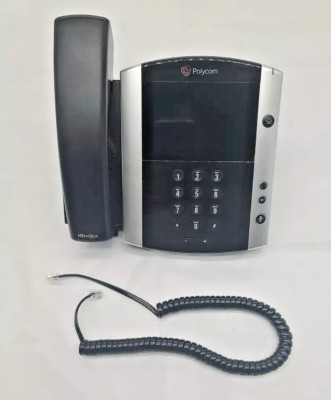 Polycom VVX 601 VoIP IP Phone & Stand Tested VVX601 PoE 2201-48600-001 ...