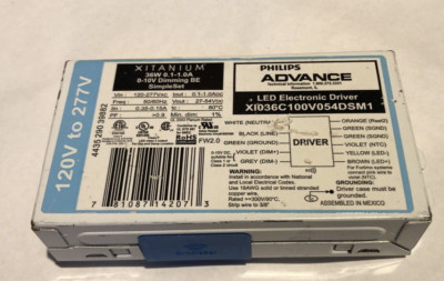 PHILIPS ADVANCE XITANIUM 36W DIMMABLE LED DRIVER XI036C100V054DSM1 | eBay