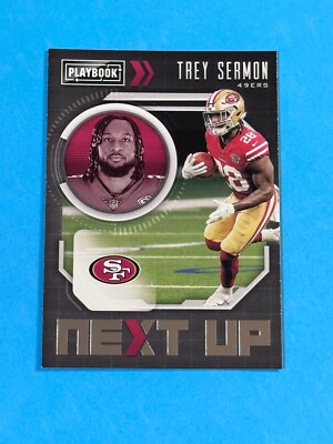 2021 Panini Playoff Trey Sermon Rookie Next Up #NXT-TSE San Francisco ...