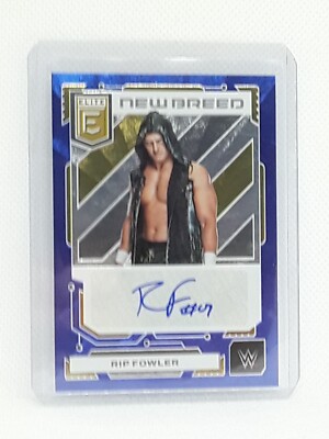 Rip Fowler 2023 Donruss Elite WWE Wrestling - New Breed AUTO - Blue (11 ...