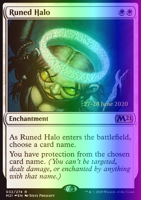 MTG Magic the Gathering Runed Halo (32s/142) Core Set 2021 Promos LP ...