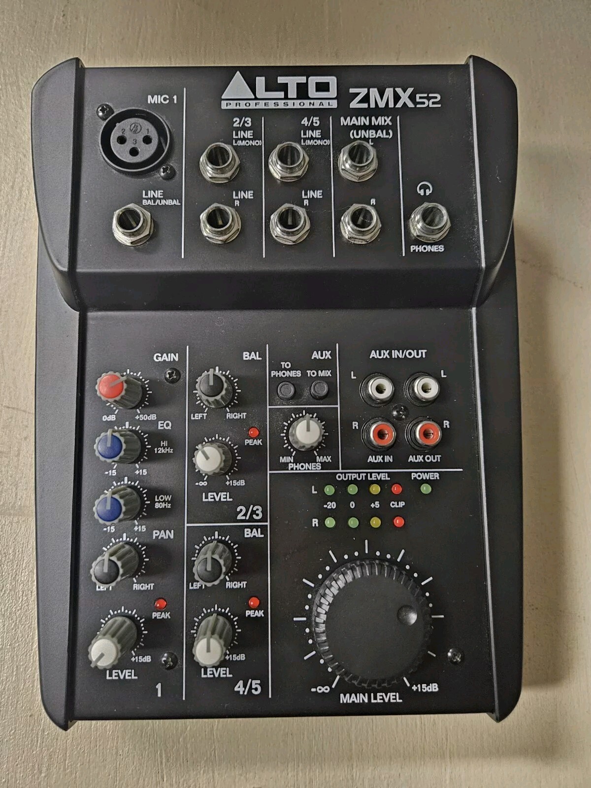 Alto Professional Zephyr ZMX52 Sound Studio 5 Channel Compact Mixer | eBay
