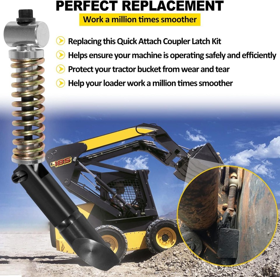 Fast-Tach Kit Quick Attach Coupler Latch Kit For Case New Holland ...