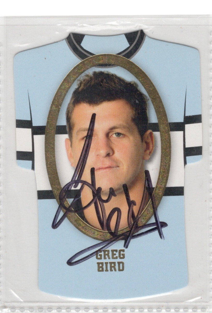 🔥 2007 INVINCIBLE DIE-CUT Signed Card GREG BIRD #GC38 🔥☆ | eBay Australia