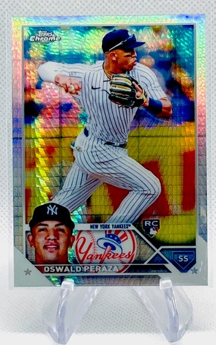 2023 Topps Chrome Oswald Peraza Prism Refractor Parallel Rookie Card ...