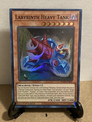 Yugioh! Labyrinth Heavy Tank - MAZE-EN001 - Super Rare - 1st Edition ...