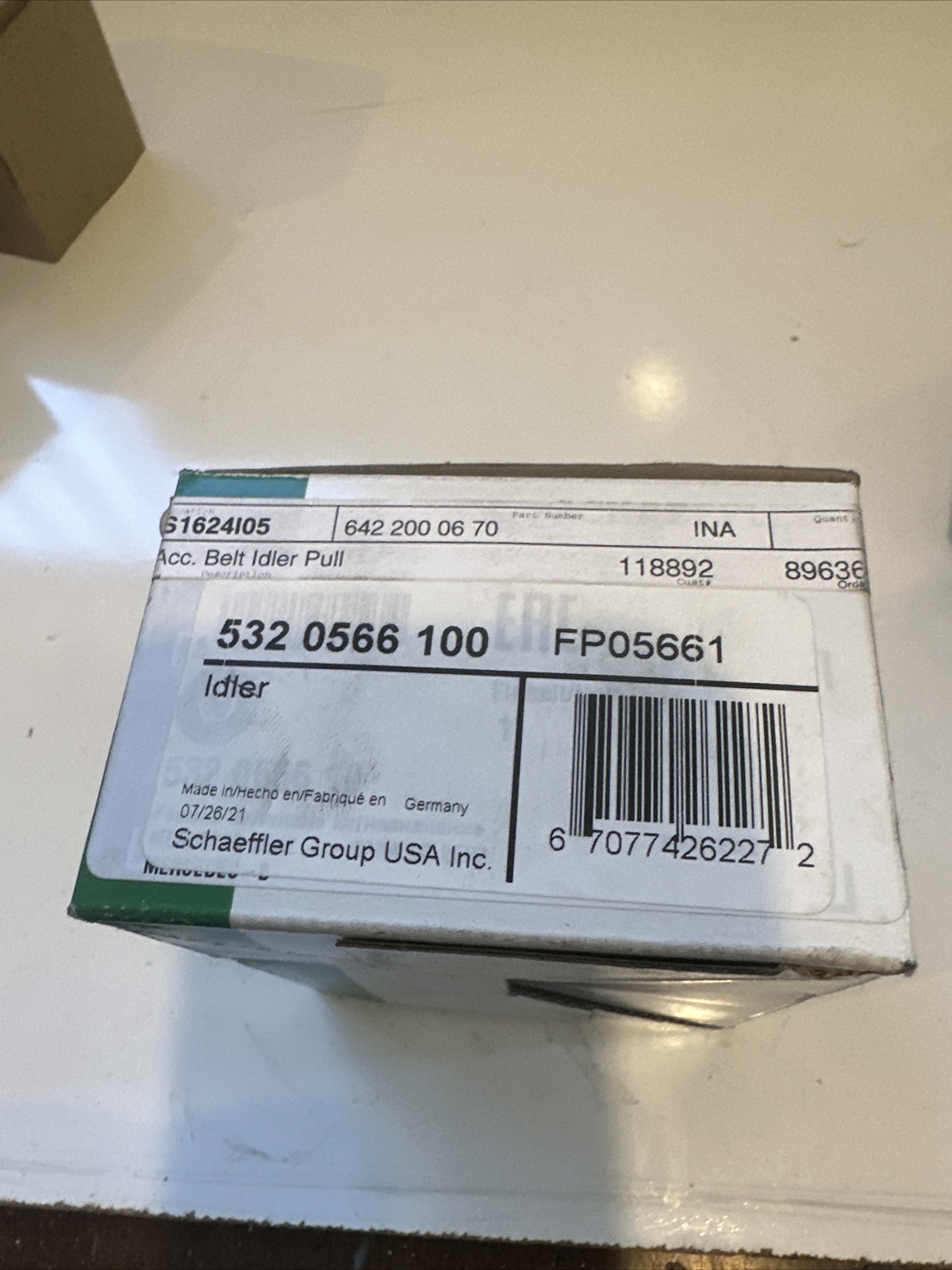 New! Mercedes INA Accessory Drive Belt Idler Assembly 5320566100 ...