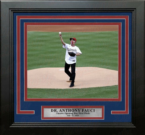 Dr. Anthony Fauci 2020 Washington Nationals First Pitch 8x10 Framed ...