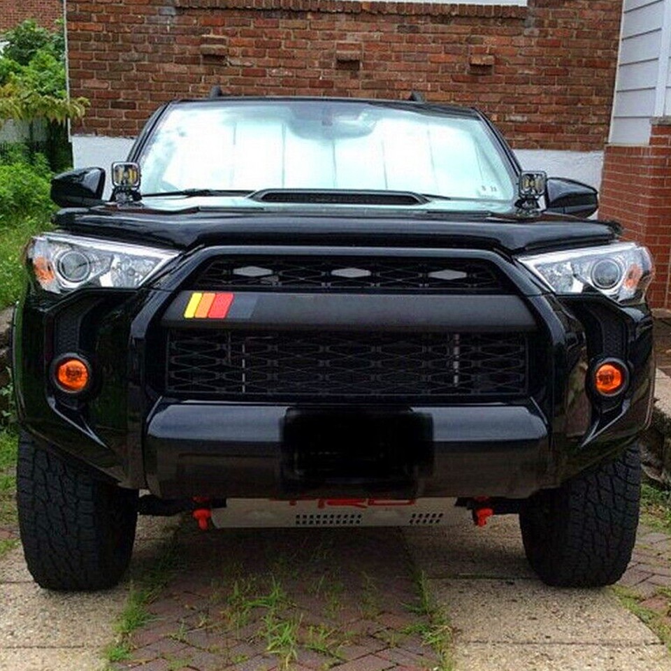 13 Inch Classic Retro Style Tri-Color Stripe Decal Sticker For Toyota ...