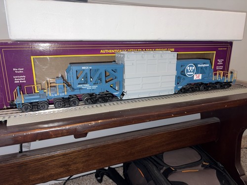 MTH Electric Trains 20-98232 Westinghouse Schnabel Flat Car w/load C-7 ...