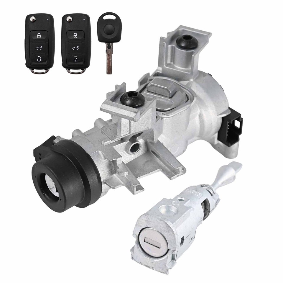 Upgraded Ignition Switch Door Lock Cylinder For VW Jetta 2006-2018 W ...