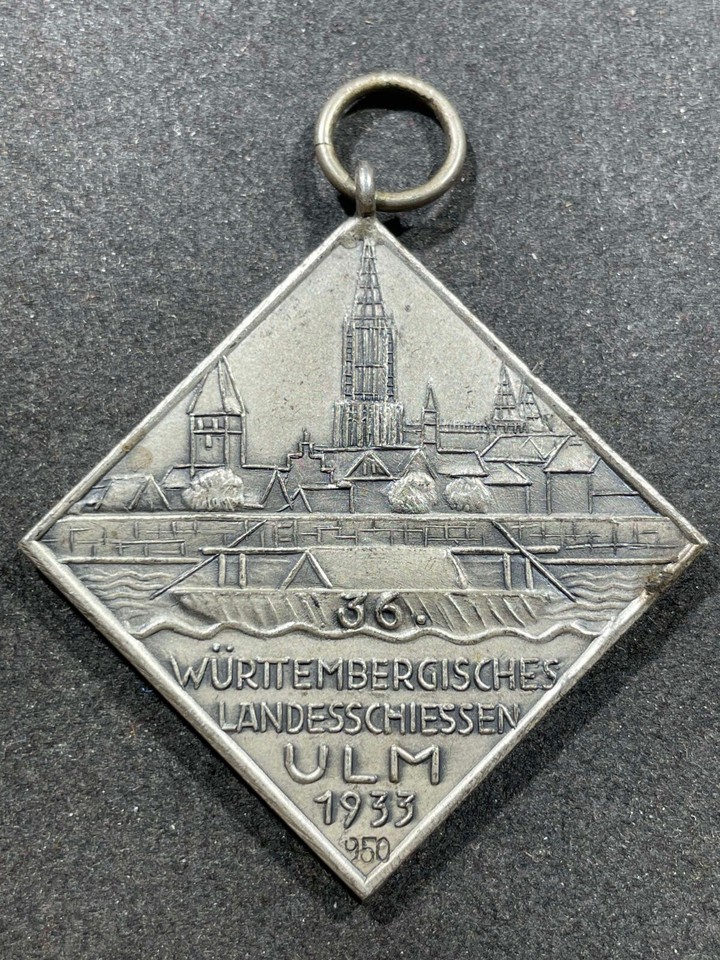 WW2 WWII German Military Army 1933 Wurttemberg Marksman Shooting Award ...