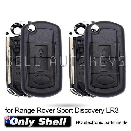 2x for Land Rover Discovery 1997-2004 3 Buttons Flip Remote Key Shell ...