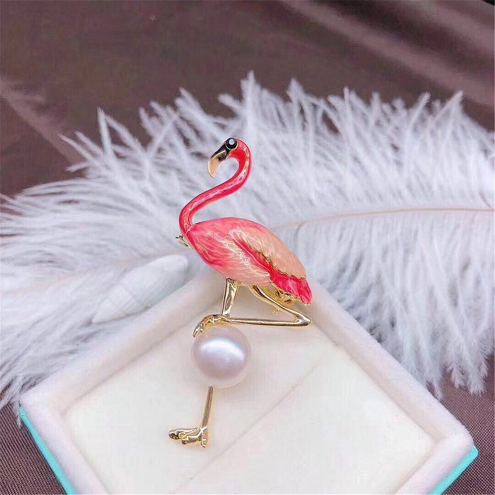 Elegants Flamingo Brooches Unisex Women &Men Brooch Pin Dress Coat ...