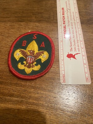 1960's Universal Emblem Oval Explorer Venture Dark Green Boy Scouts BSA ...