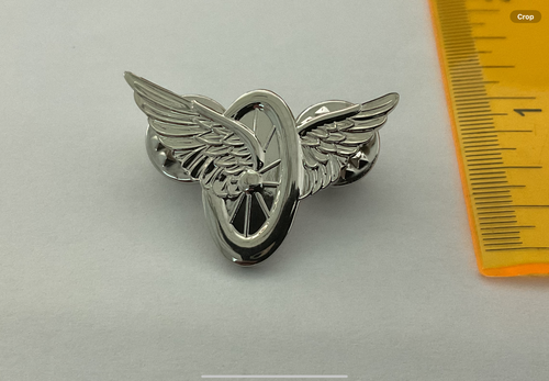 Police, Law Enforcement, Wheel Winged Pin Motorcycle Patrol Silver ...