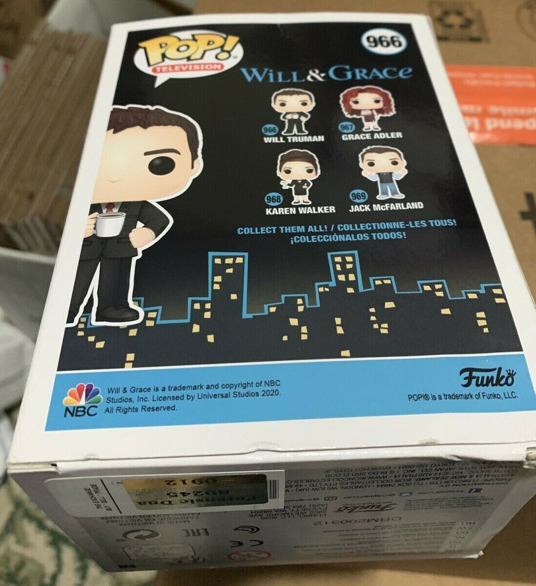 Eric McCormack as Will Truman Signed Autographed Will And Grace Funko ...