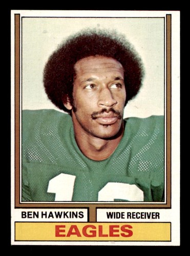 1974 Topps Football #21 Ben Hawkins EX *d3 | eBay