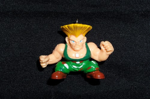 Guile Street Fighter II Keychain Figure Alpha Vintage Retro Capcom ...