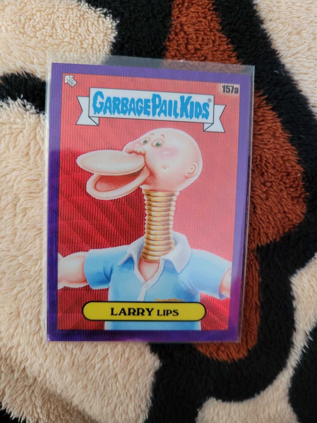 Garbage Pail Kids GPK Trading Card Chrome Purple Wave Larry Lips 157a ...