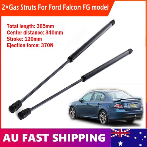 Gas Struts For Ford Falcon FG model boot WITH spoiler XR6 XR8 2008-2010 ...