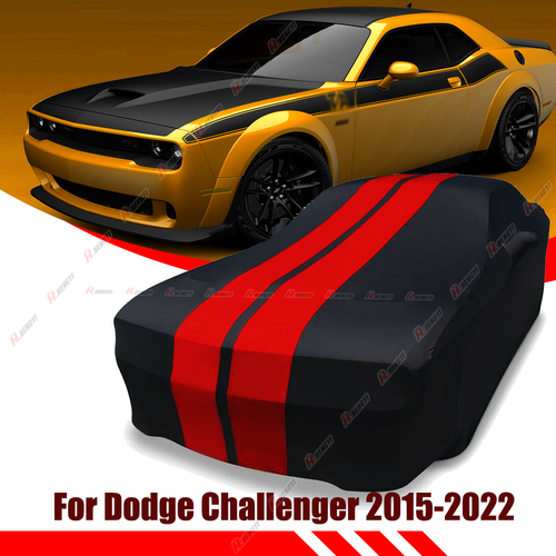 For 15-22 Dodge Challenger Hellcat Car Cover Stretch Satin Dustproof ...