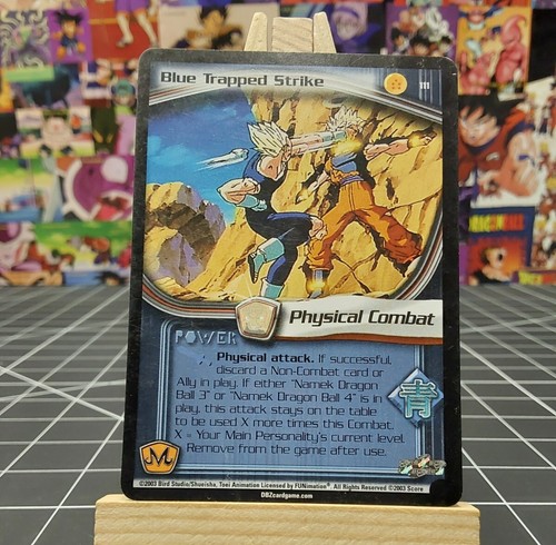 Dragonball Z Blue Trapped Strike 111 Babidi Saga Rare Score DBZ vintage ...