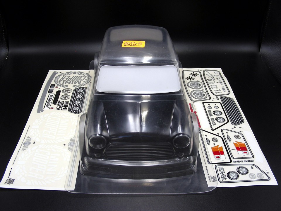 Vintage 1999 HPI MINI RS4 Nitro #7206 ROVER MINI COOPER Body & Decal ...