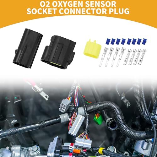 O2 Oxygen Sensor Socket Connector Plug Inner Male Female Wire Terminal ...