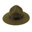 Olive Green Park Forest Ranger Hat Outdoor Cap Adult Trooper Costume ...