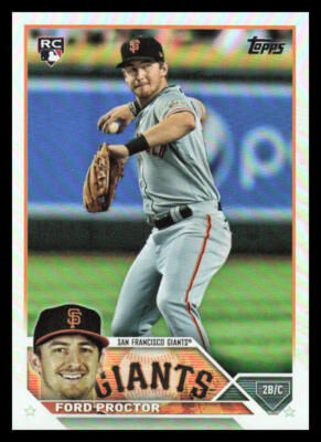2023 Topps Series 2 Ford Proctor Rookie Rainbow Foil 472 San Francisco ...