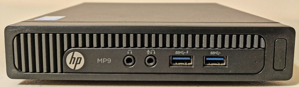 HP MP9 9000 mini desktop PC i5-4570T 2.90GHz CPU 8GB ram 256GB SSD ...