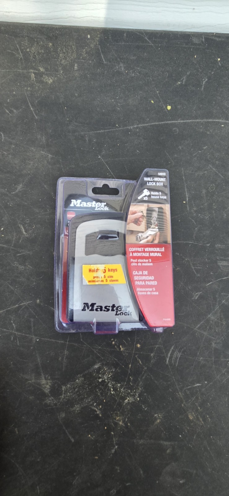 Master Lock 5401D 5-Key Locking Combination Steel Box - Black/Silver ...