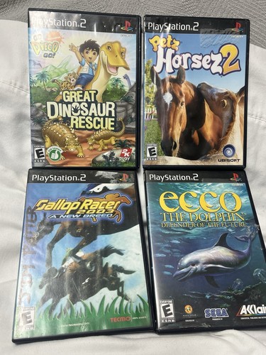 Lot Of 4 Sony PlayStation 2 PS2 Rated E Children Friendly Games All ...
