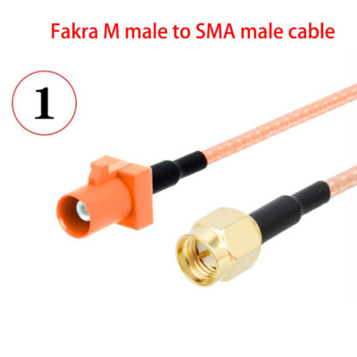Fakra M Type Male Female Orange Color To SMA Plug Jack RG316 Pigtail ...