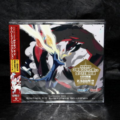 Pokemon X Y Super Music Collection Nintendo Game Music 4 3DS CD Set NEW ...