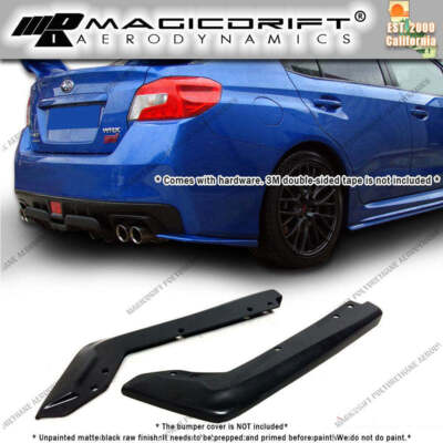 For 2015-2021 Subaru Impreza WRX STI JDM CS Style Rear Spat Valance Lip ...