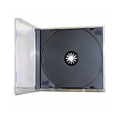 50 New Single Standard Black CD DVD Jewel Case Assembled 10.4mm [FREE ...