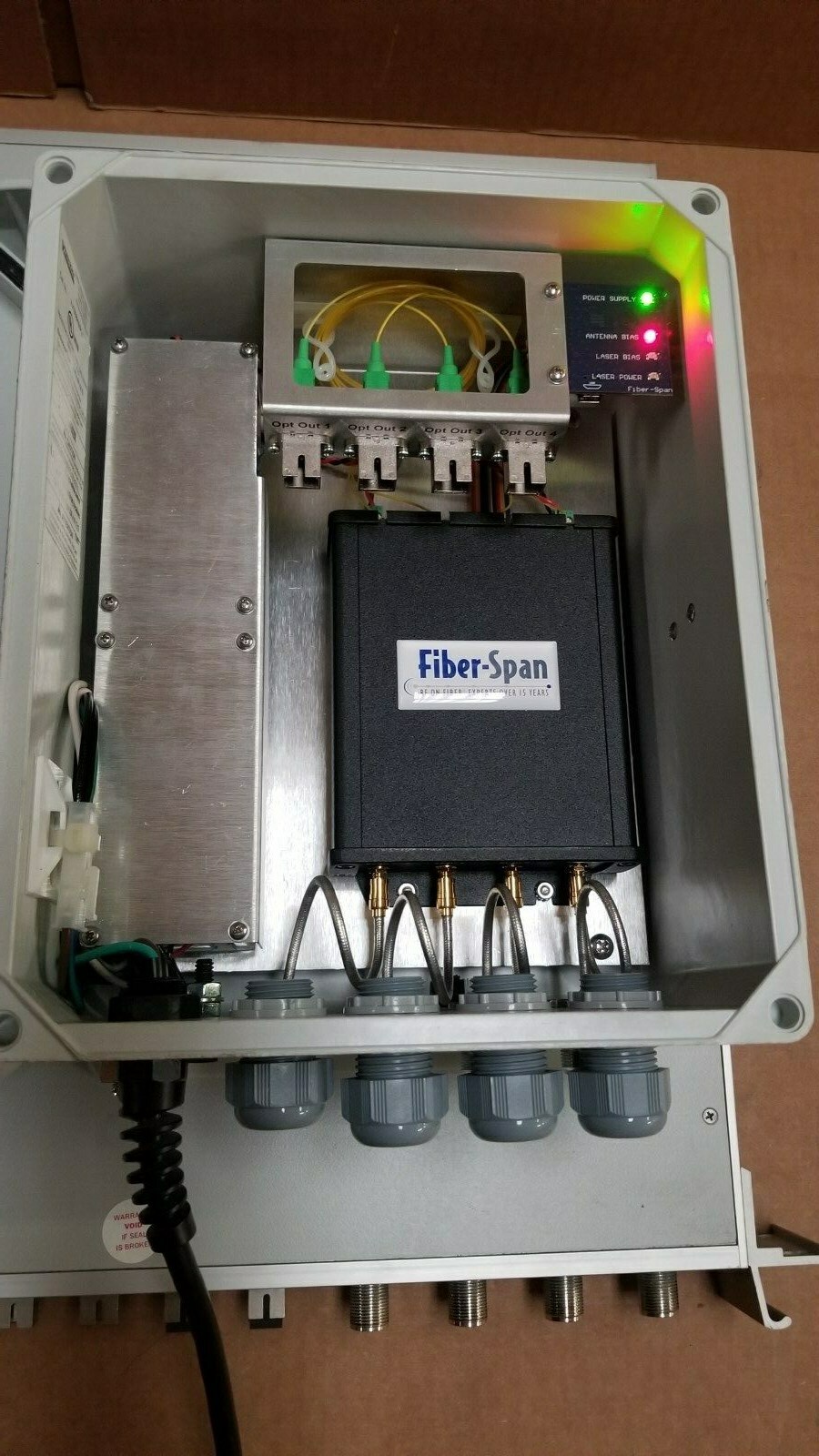 Fiber-Span GPS over Fiber System Includes Transmitter and Receiver READ ...