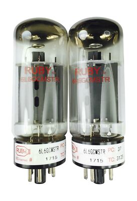Ruby 6L6GCMSTR Matched Amp Tubes Quartet | eBay