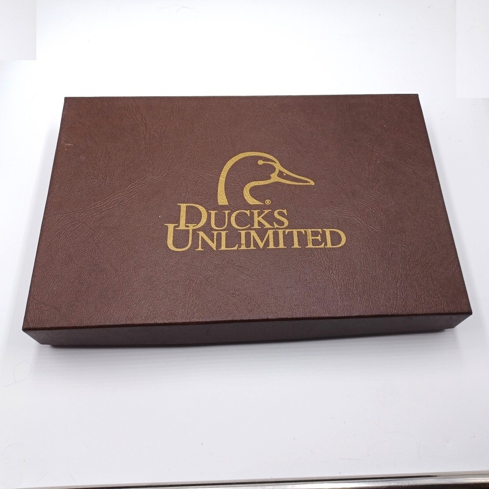 Schrade USA Uncle Henry for Ducks Unlmtd- 2 Knife Set with Leather ...