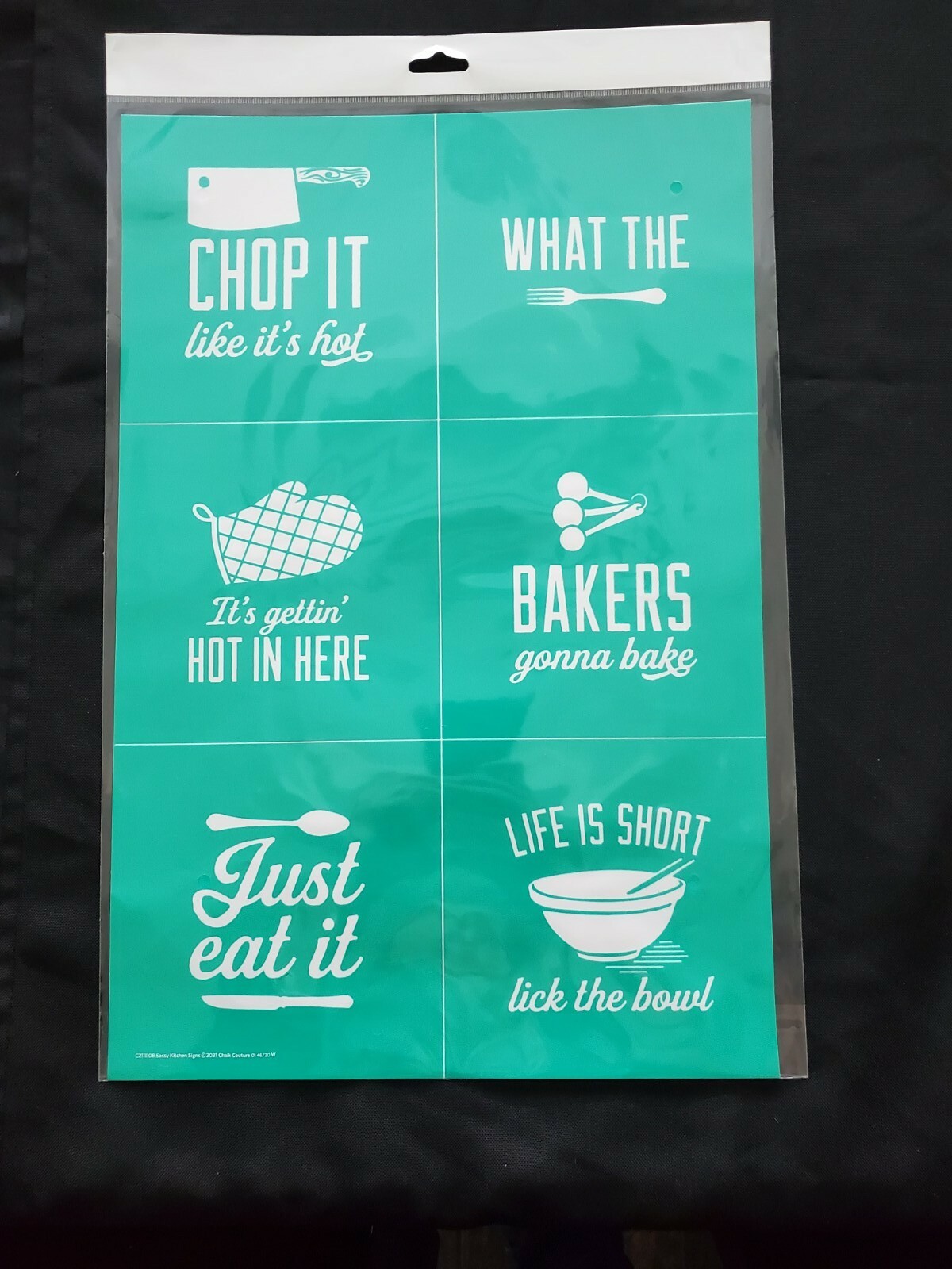 Sassy Kitchen Signs (12" x 18") - Chalk Couture Transfer | NEW | eBay
